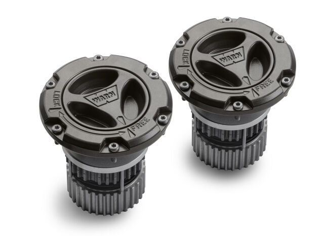 INTERNAL MOUNT LOCKING HUBS SUPER DUTY 35 SPLINE GRAY | #WAR 108325
